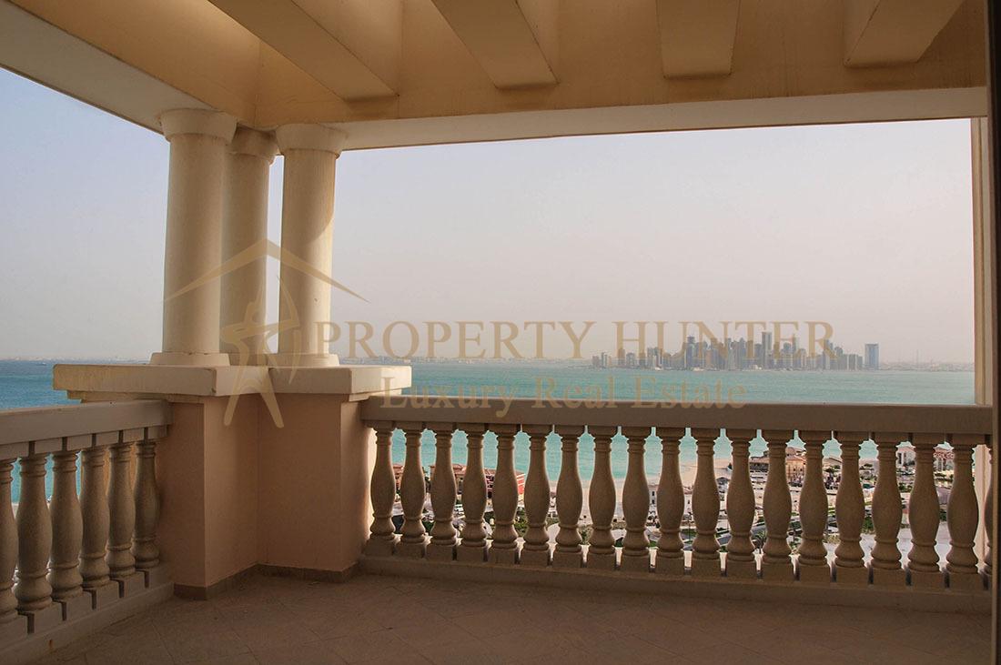 Penthouse For Sale in Pearl-Qatar with Access to Beach